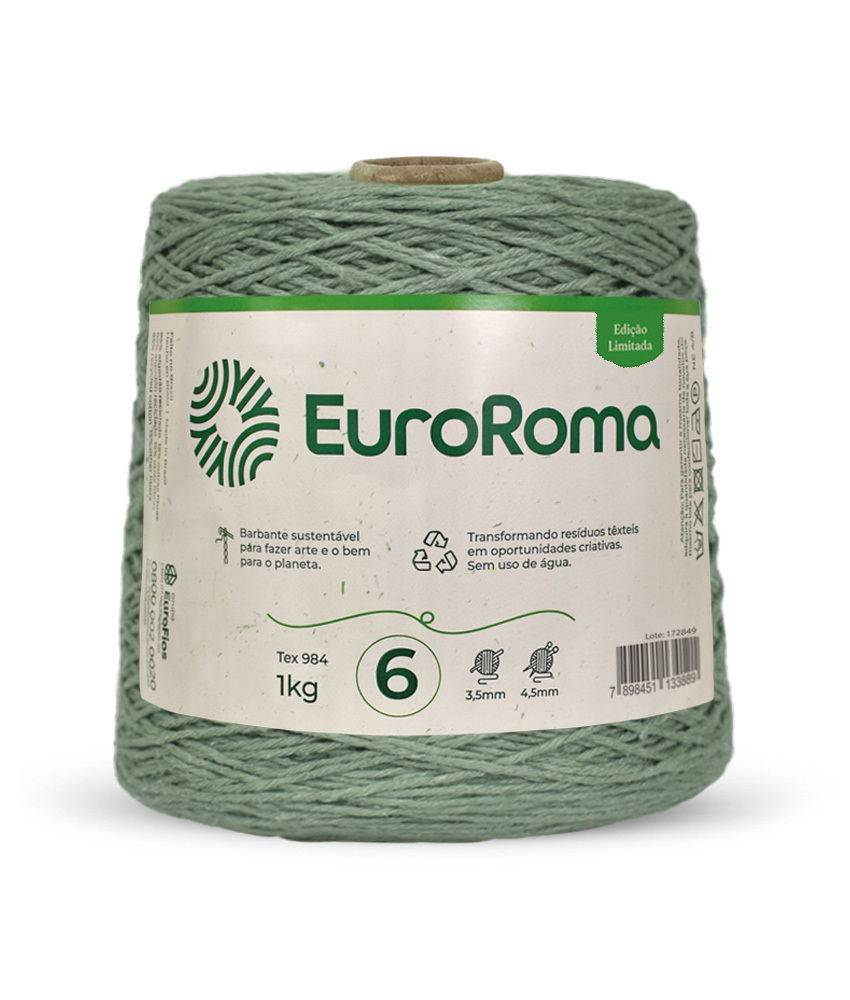 Barbante Colorido Nº 6 | 1kg | EUROFIOS